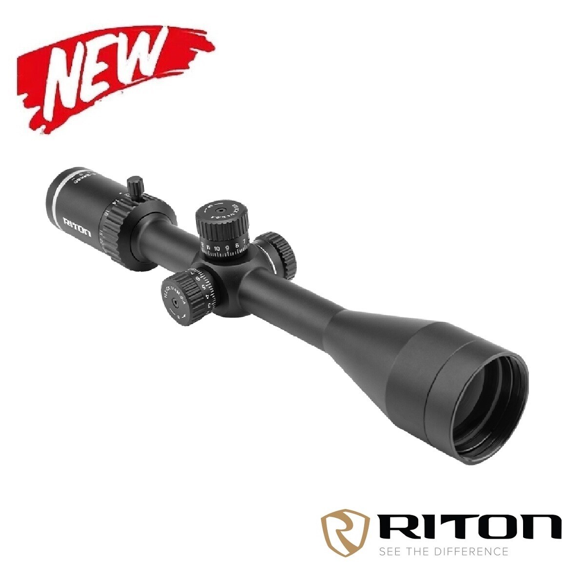 Riton 1 CONQUER 6-24×50 FFP MPSR Rifle Scope