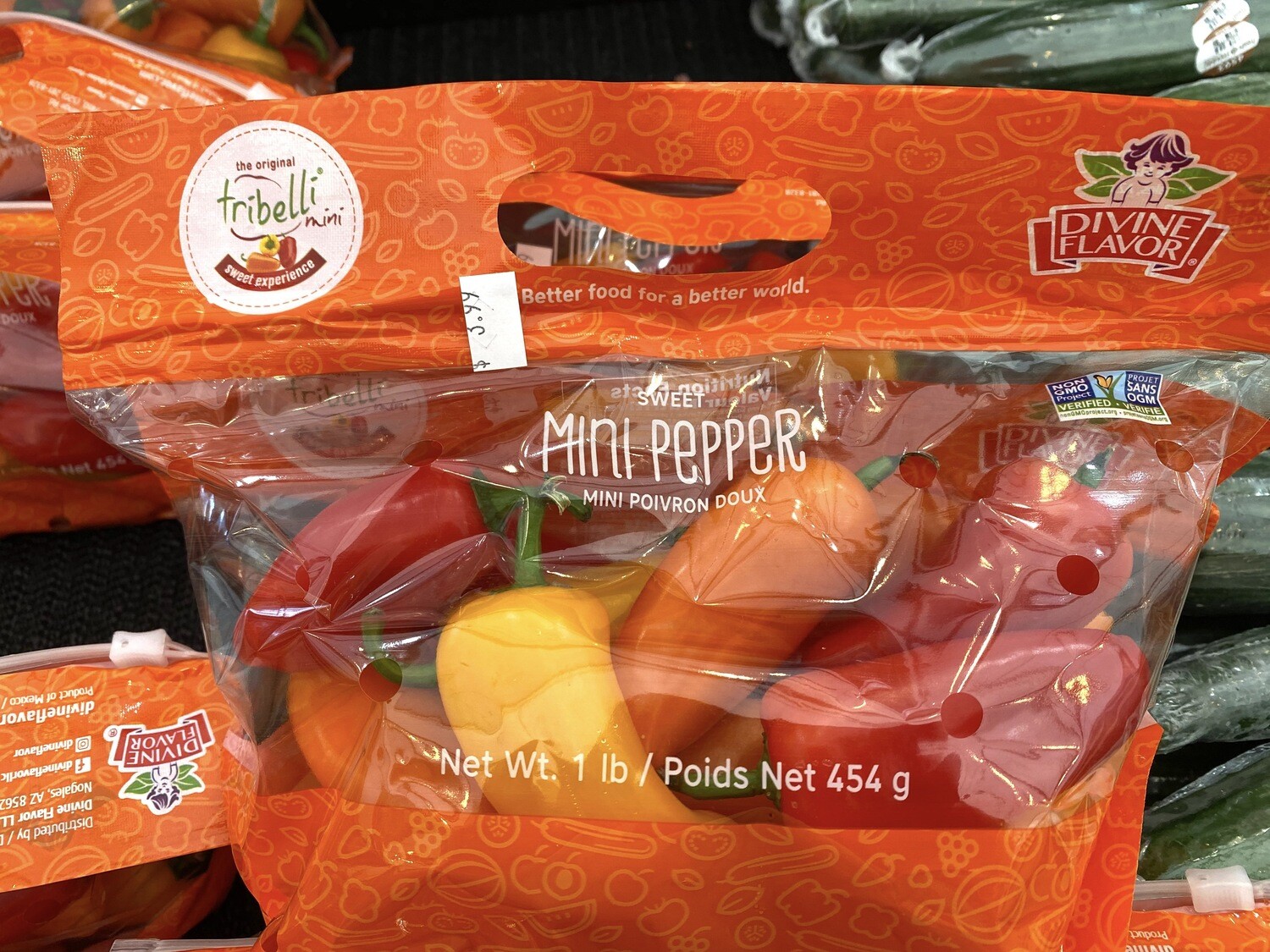 Peppers - Sweet Mini Multicolor ONE POUND BAG