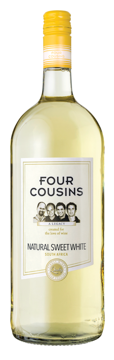 FOUR COUSINS NATURAL SWEET WHITE - 6 x 1.5L