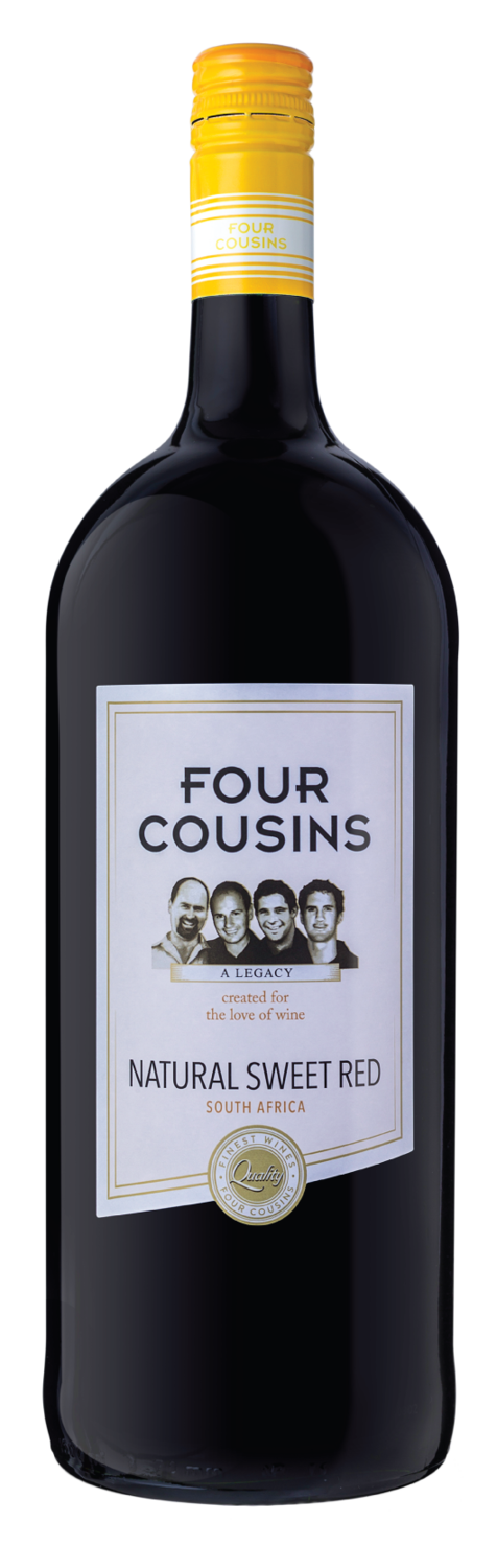 FOUR COUSINS NATURAL SWEET RED - 6 x 1.5L