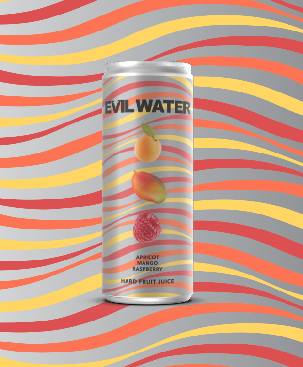 Evil Water Apricot Mango Raspberry 4pk