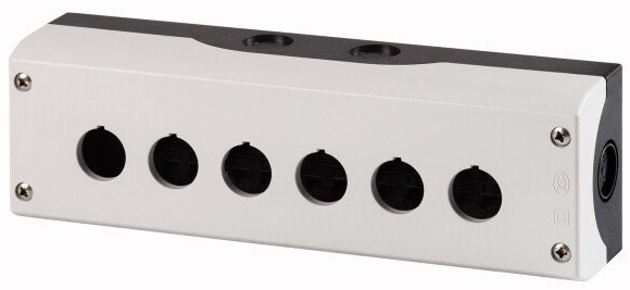 216540 EATON MOELLER BOTONERA PLASTICA 6 ORIFICIOS GRIS M22-I6