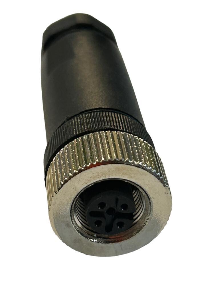M12RH5K MKELECTRO CONECTOR RECTO PARA SENSOR M12 HEMBRA 5 PINES PG9