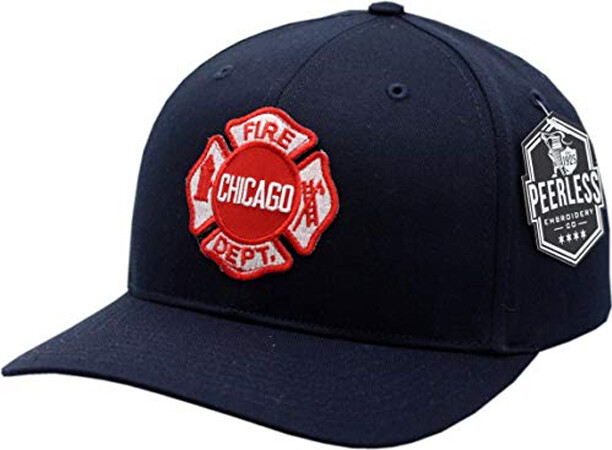 Chicago Fire Department Hat Maltese Patch Twill Adjustable Navy