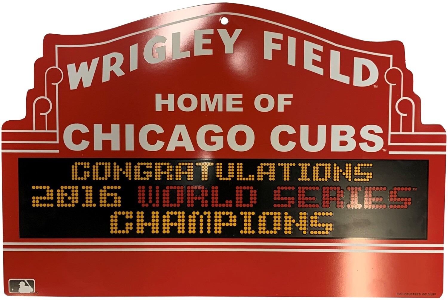 Chicago Cubs 2016 World Series Champions Marquee Sign