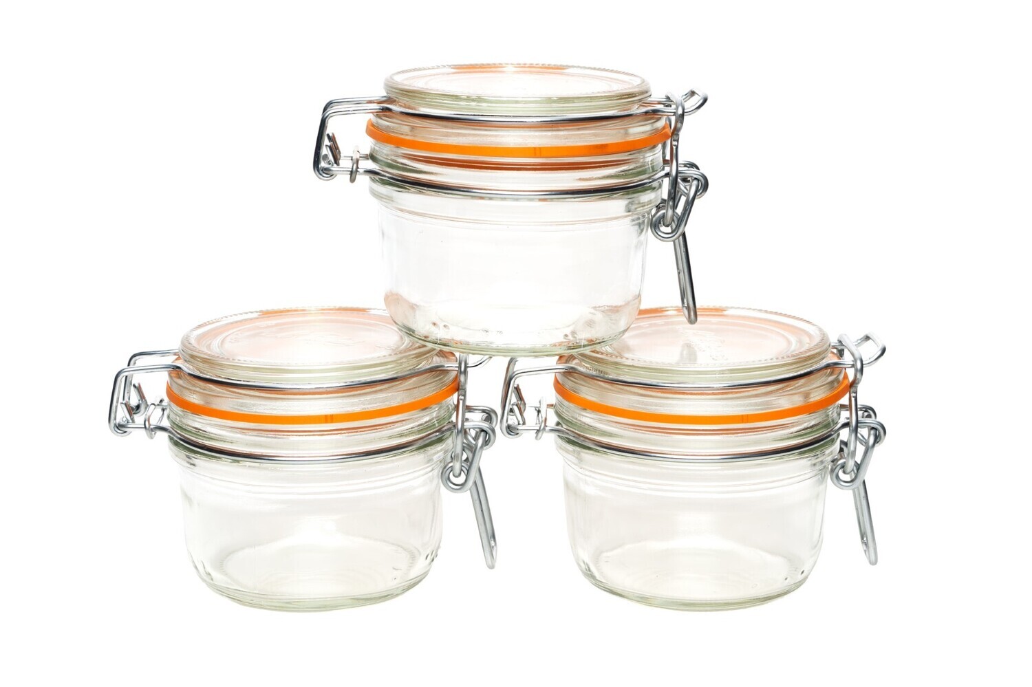 Pallet of Glass Jars 1800 x 125g Le Parfait Terrine Double Seal - Glass ...