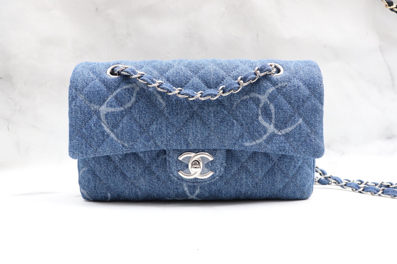 Chanel Classic Medium Double Flap, Denim, New in Box WA001 - Julia Rose ...