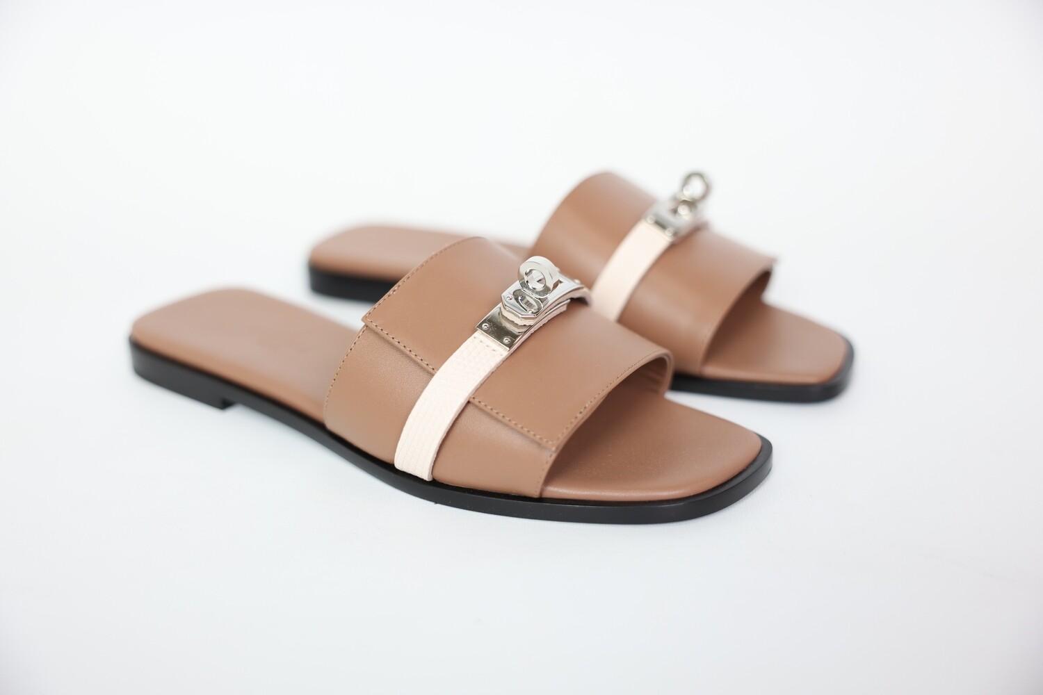 Hermes Giulia Sandals, Size 36, Rose Perle Lizard Strap, New In Box ...