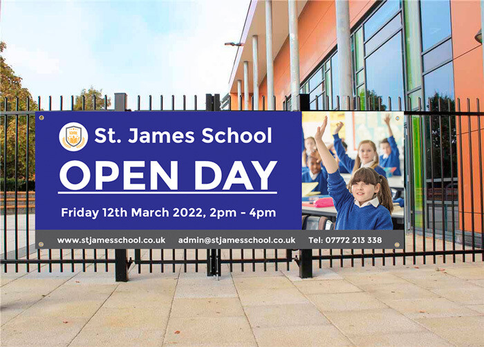 School Open Day Banner - Now Open | Opening Soon | Business As Usual ...