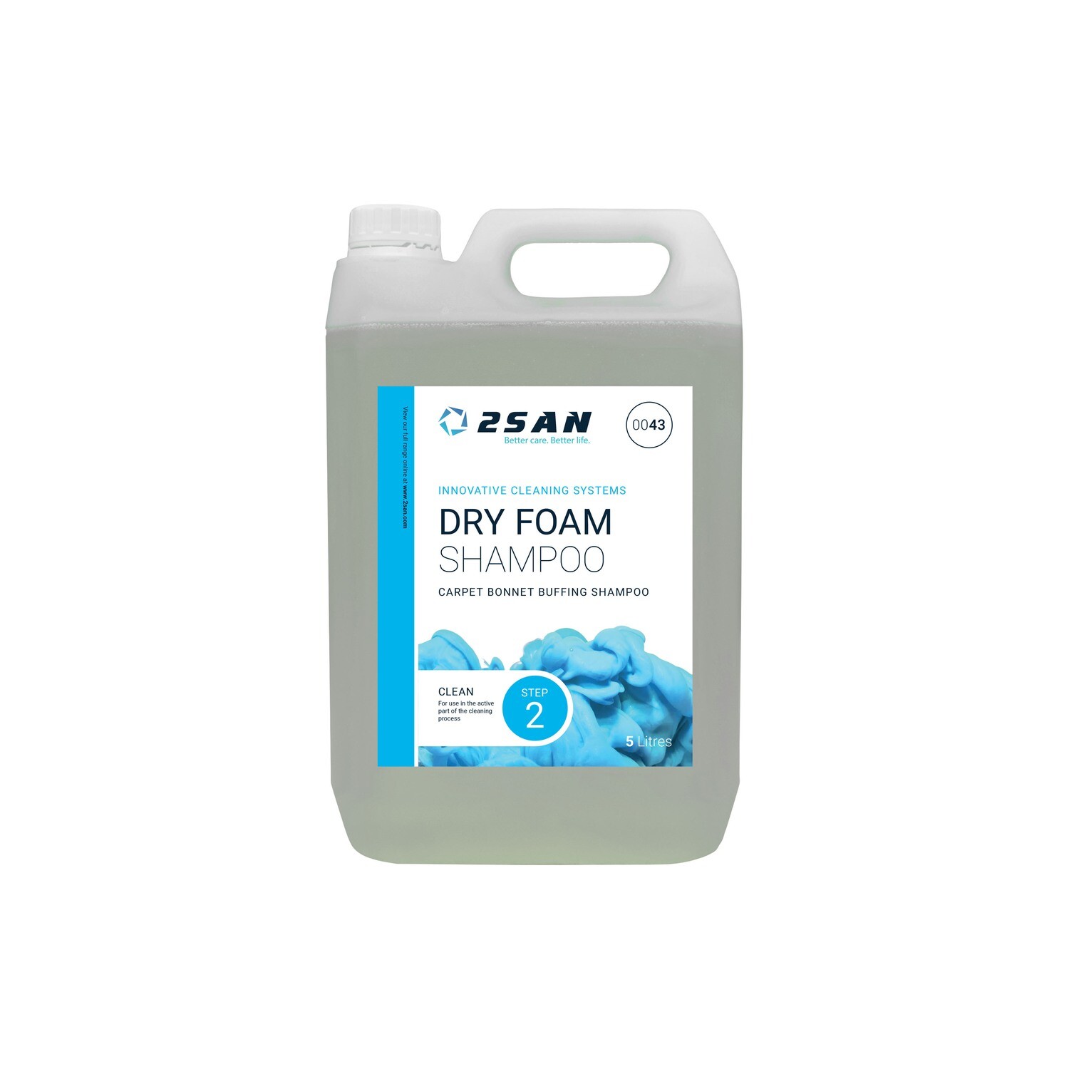2SAN Dry Foam Shampoo 5ltr
