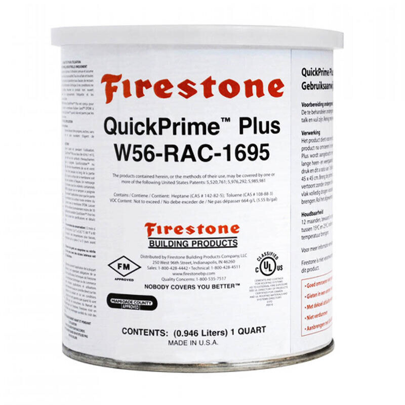 Firestone QuickPrime Plus EPDM Liner Primer - External Pond Pumps - Hydrosphere Water Gardens