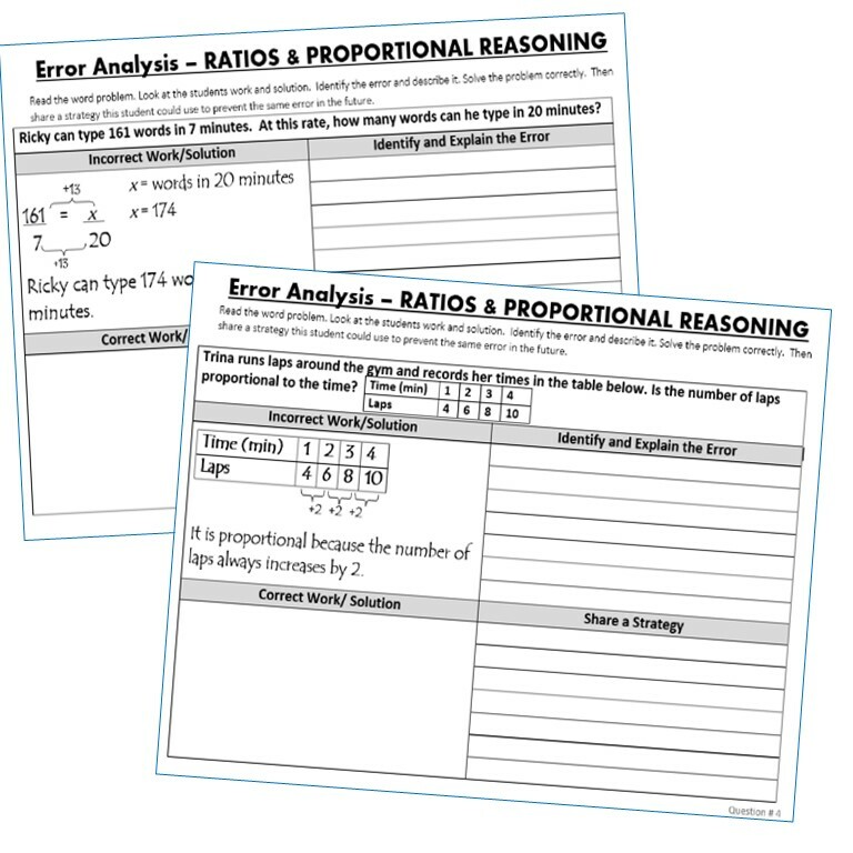 Ratios, Proportionality, Percents