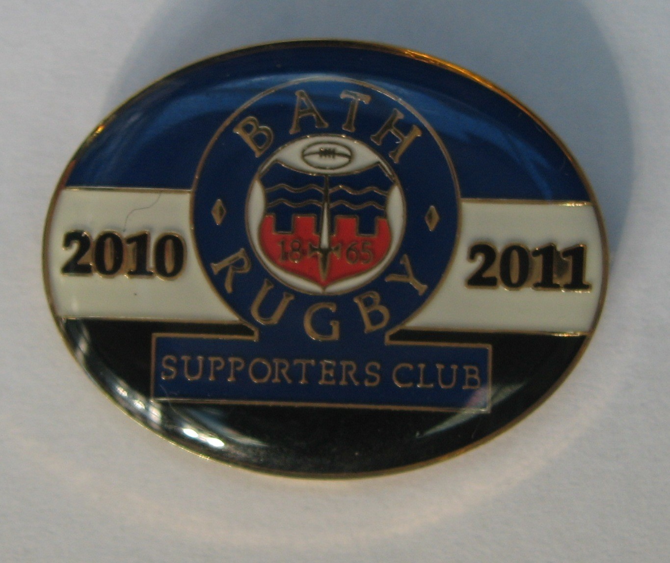 Bath Rugby Supporters' Club Historic Pin Badge - 2010-11