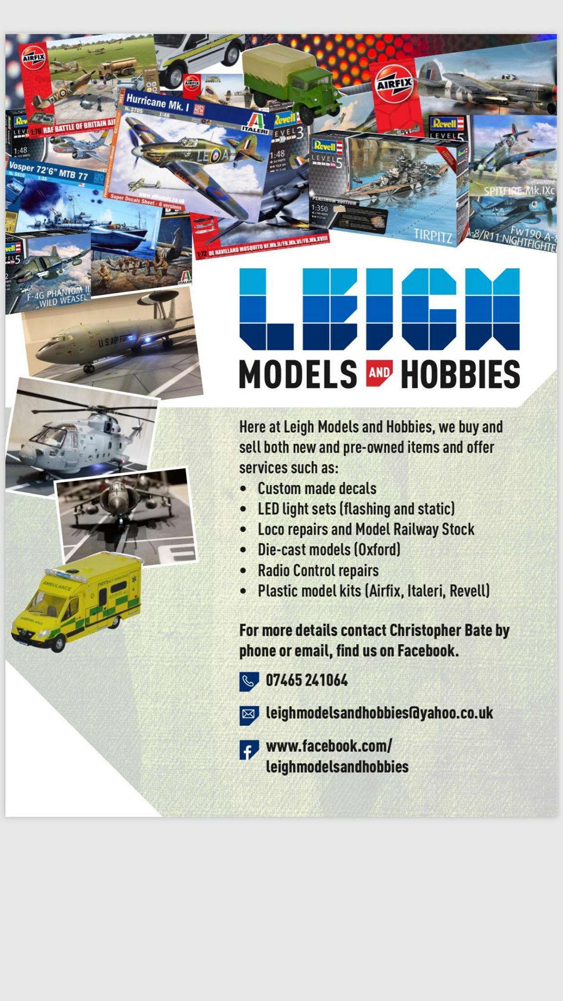 Leigh Models and Hobbies Lighting Kits