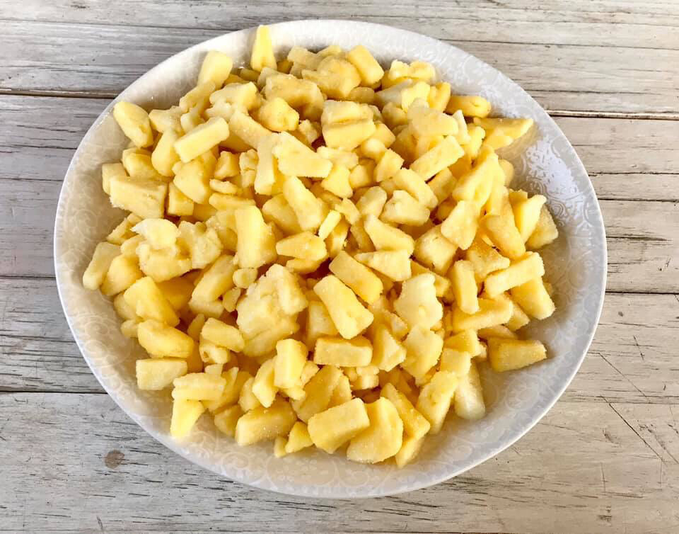 Frozen Pineapple Pieces 1kg