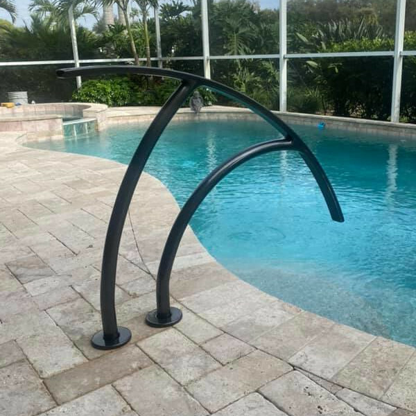 Designer Pool and Spa Rails - Arrowhead Metal Art Designs - Artistic ...