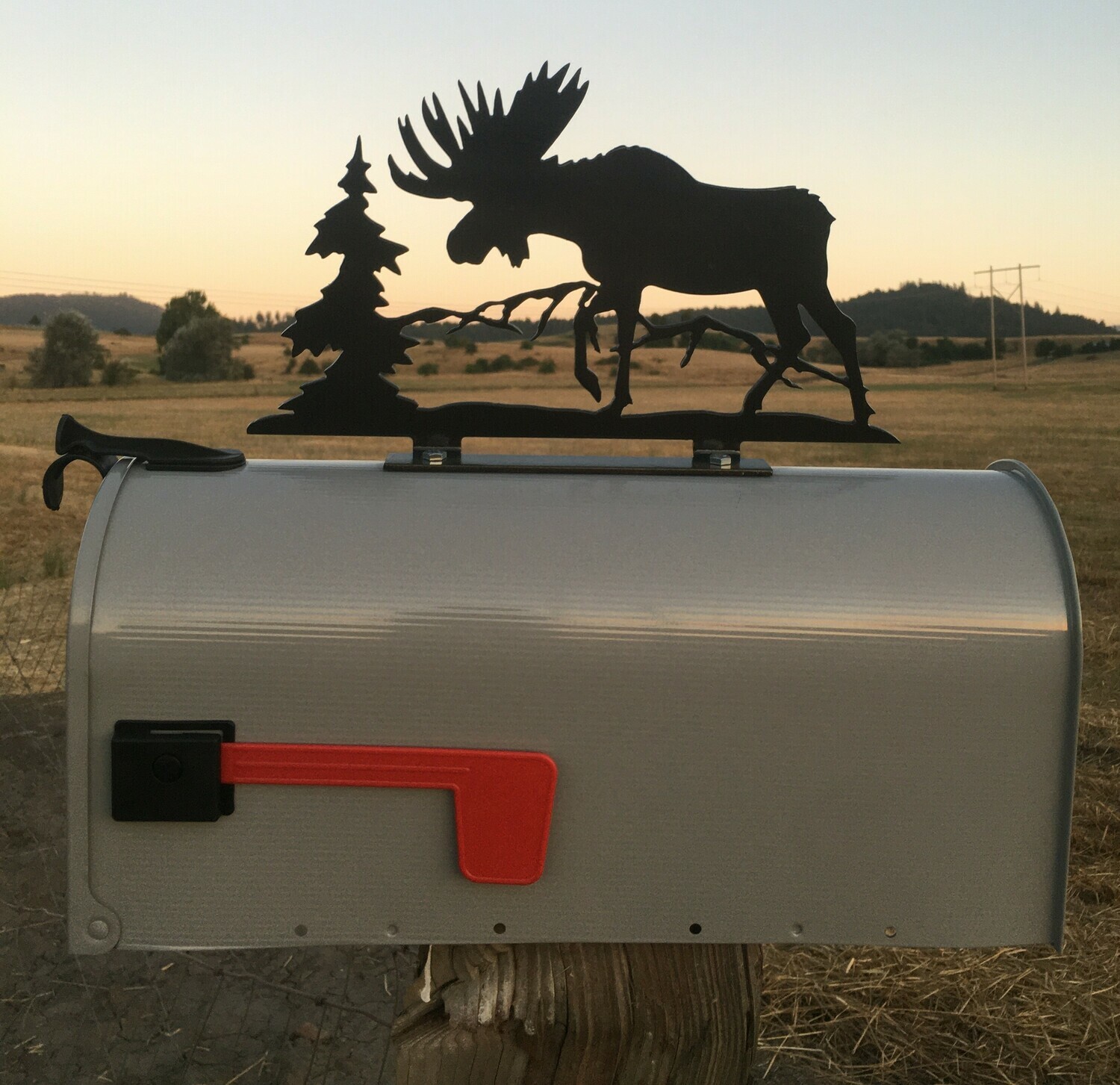 MAILBOX TOPPER, BULL MOOSE