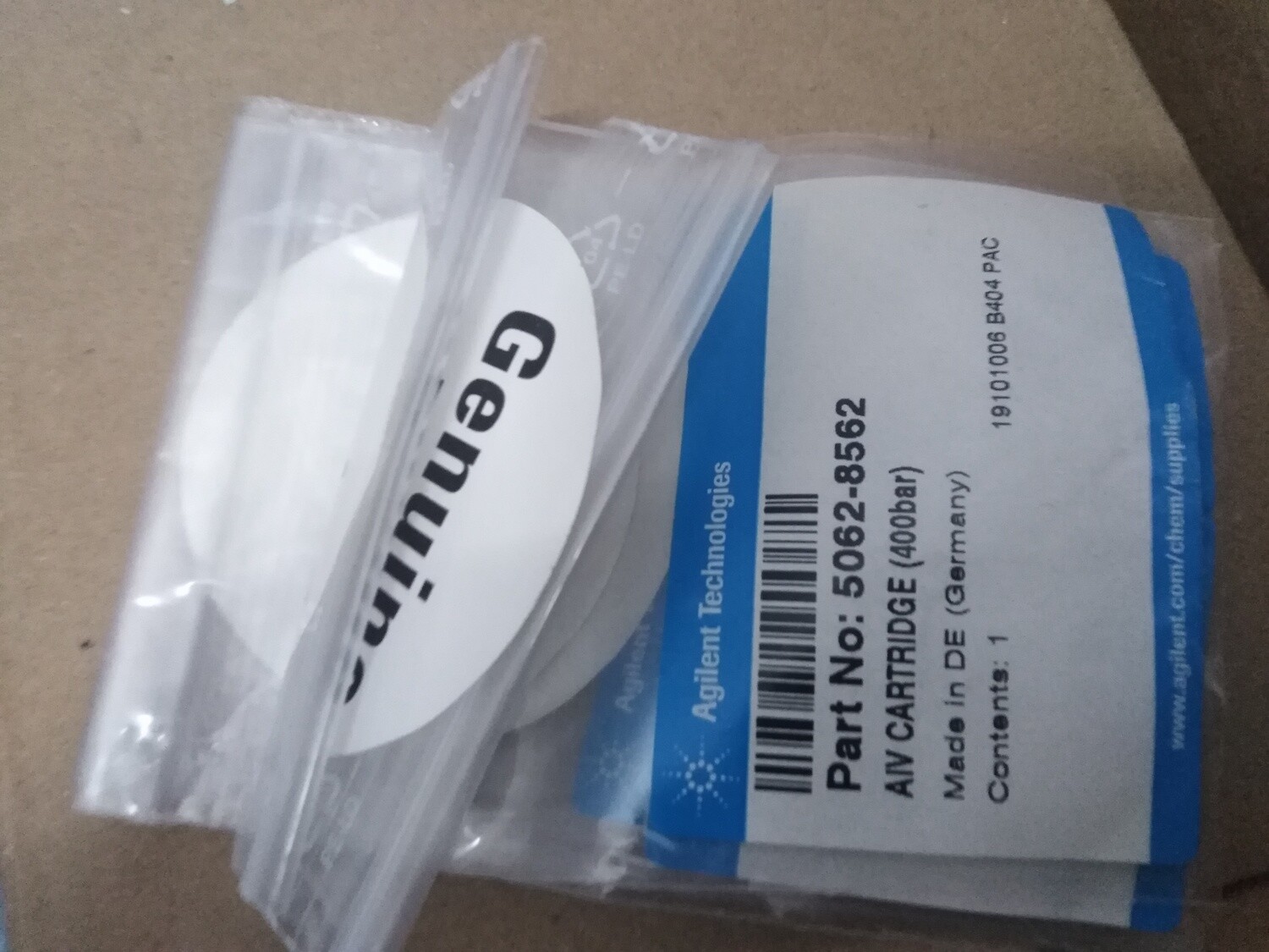 New Agilent active inlet valve cartridge