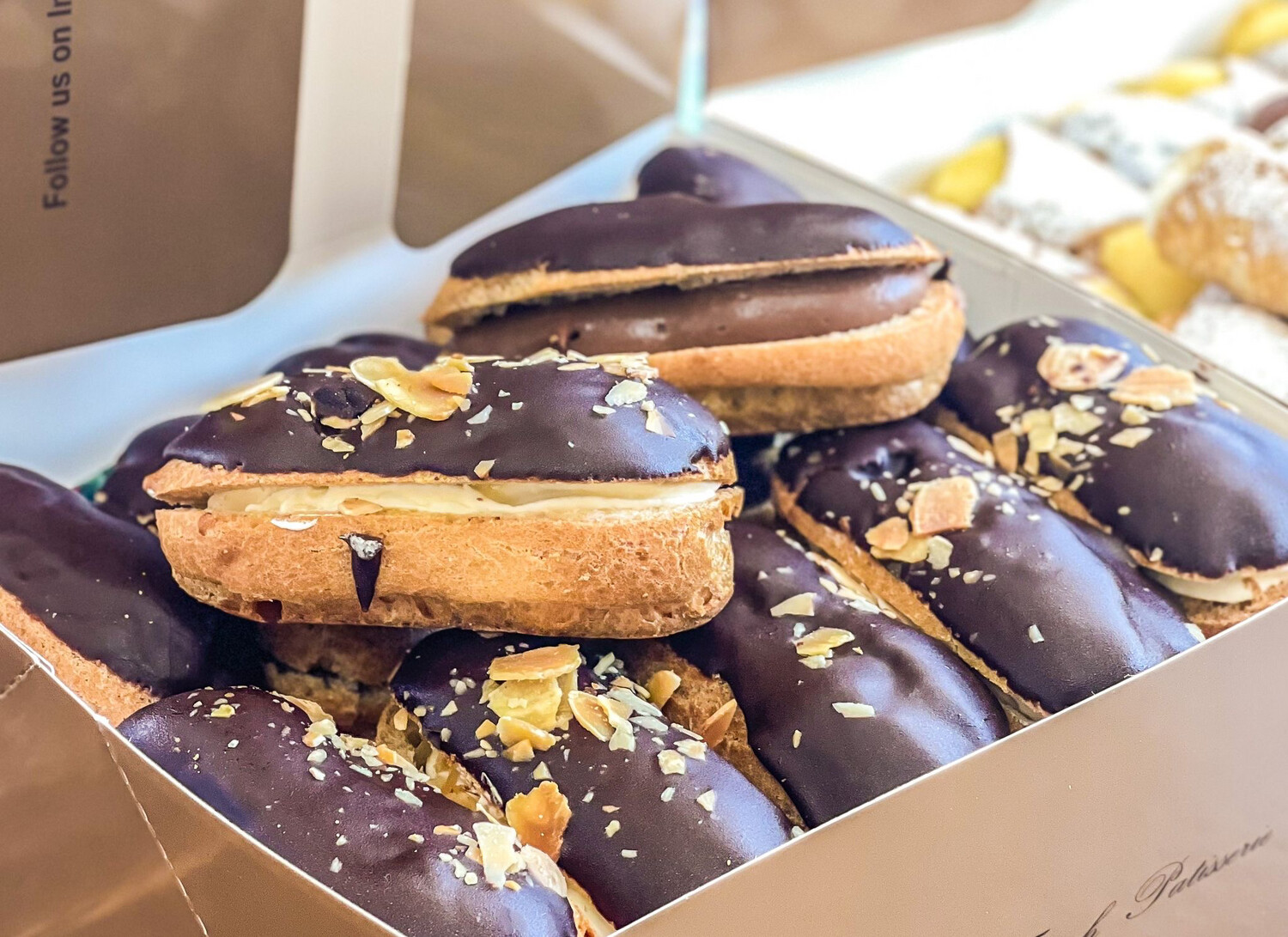 Profiterole And Eclair Box