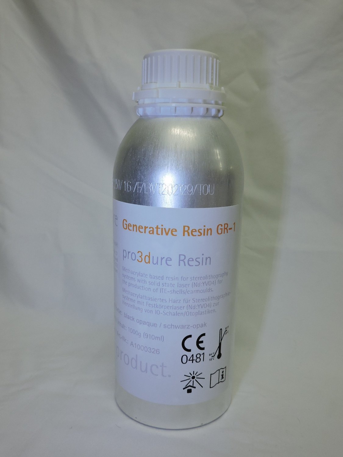 Pro3dure GR1 Black 1 Liter | Store | Proto Products