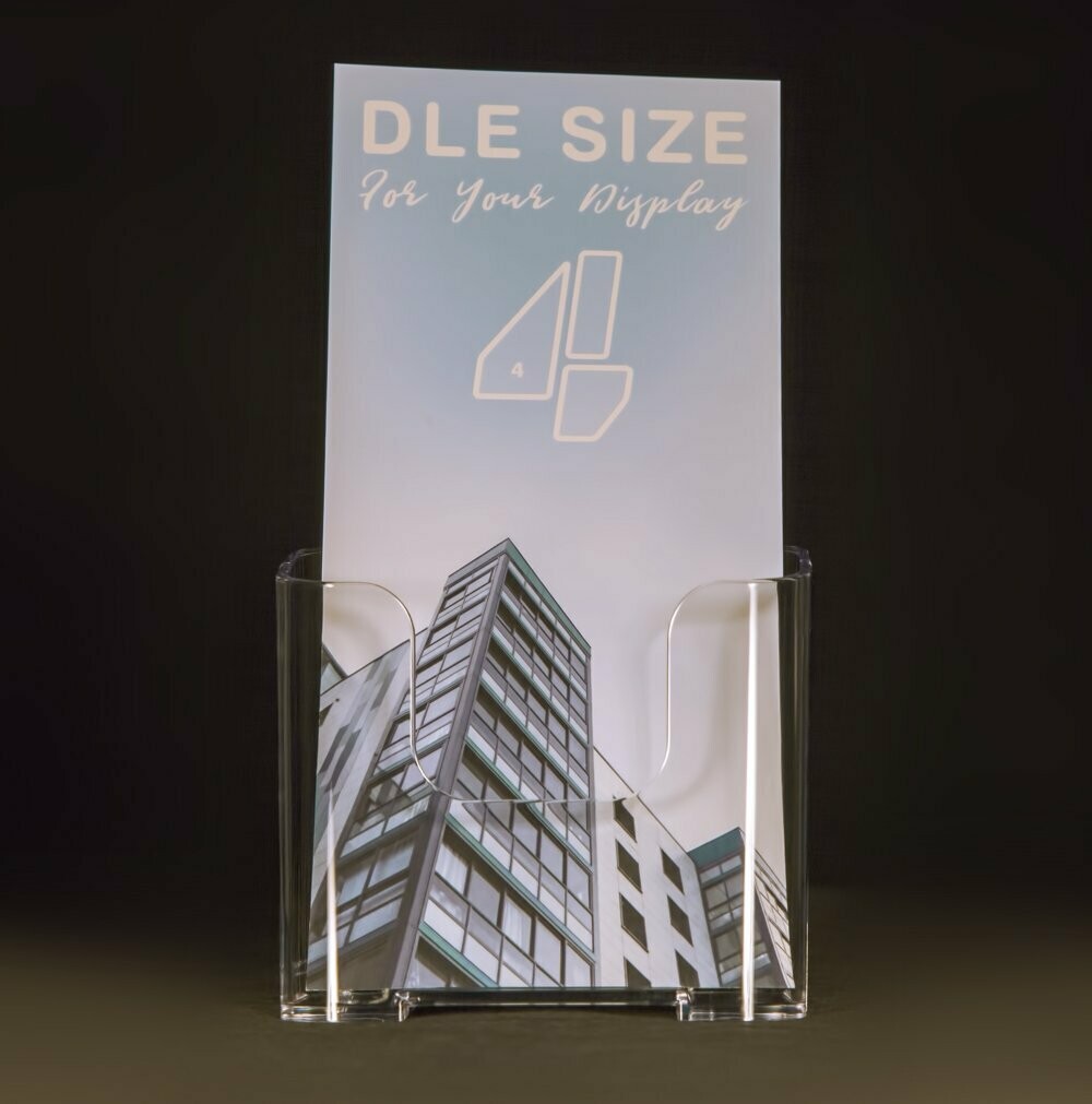 Brochure-Menu-Holder-Clear-DLE-Display-Auckland-NZ