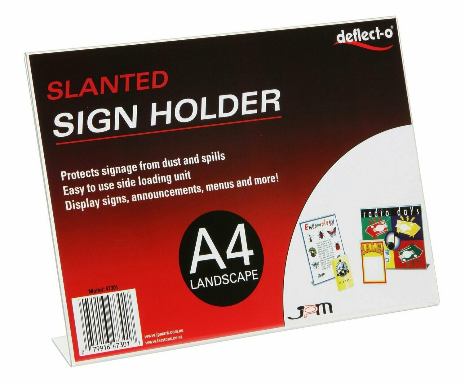 A4-Slanted-Landscape-Sign-Holder-4Displays.co.nz