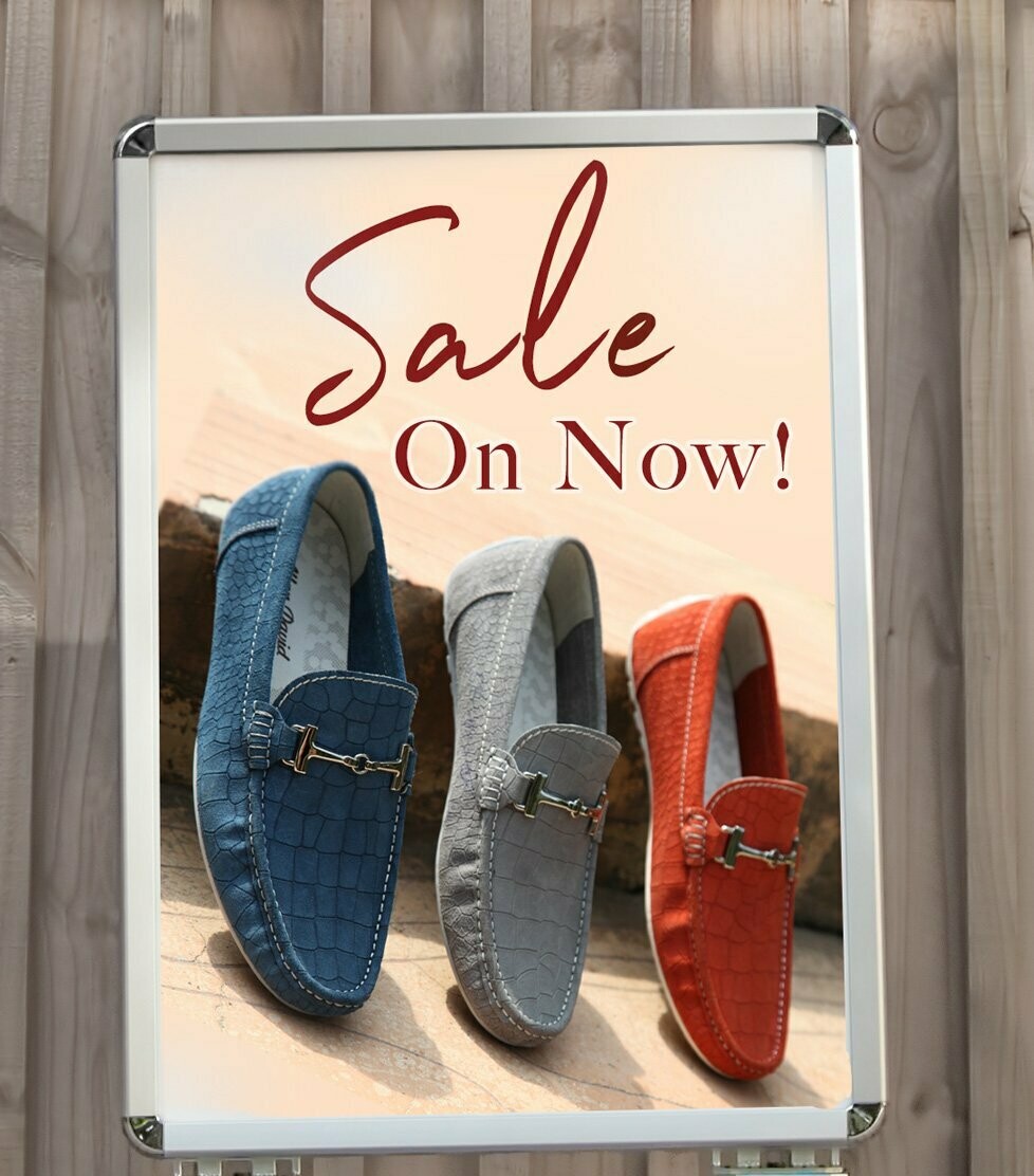 A1-Footpath-stand-Snap-Frame-Sign-display-Auckland-delivery