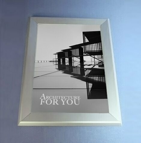 A0-Snap-Frame-Silver-4Displays-NZ