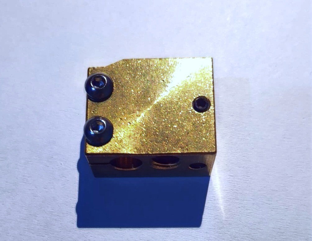 P100 style Brass/copper High temp Heater Block