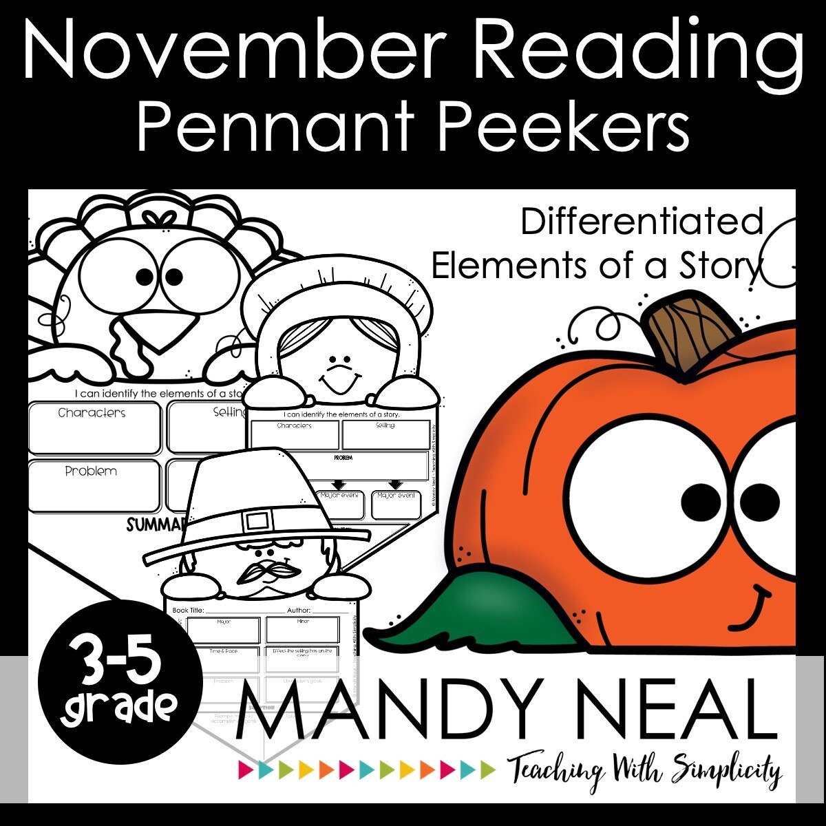 Thanksgiving Craft Activity for Reading