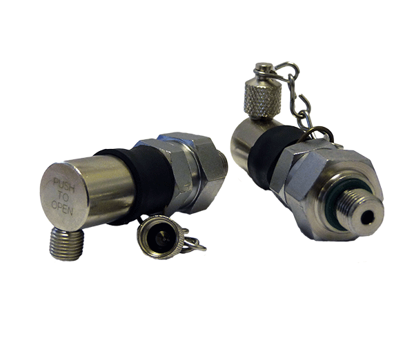 Checkfluid KP18GCV Pushbutton Valve 1/8" - 28BSPP Pack of 5