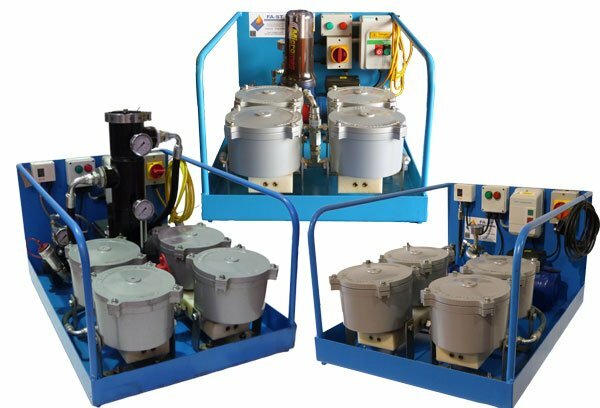 Four Unit Diesel Filtration Systems
