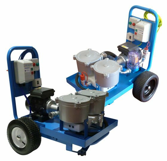 Heavy Duty All Terrain Trolley Oil Filtration Systems