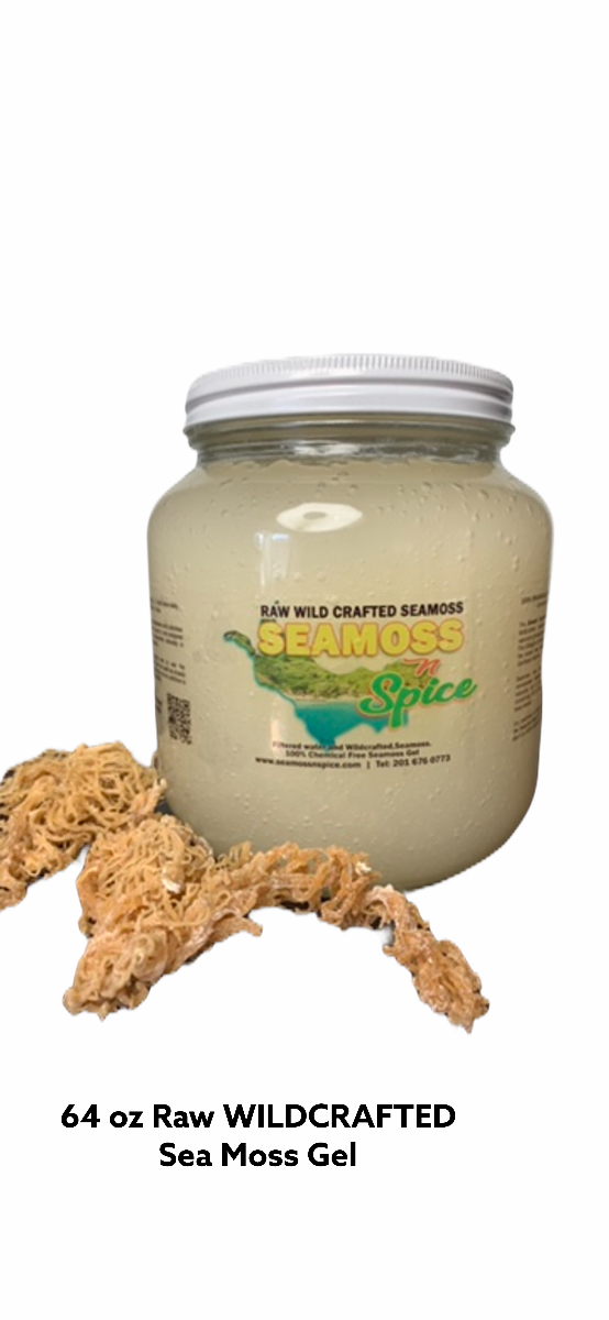 64oz Plain ORGANIC WILDCRAFTED SEA MOSS