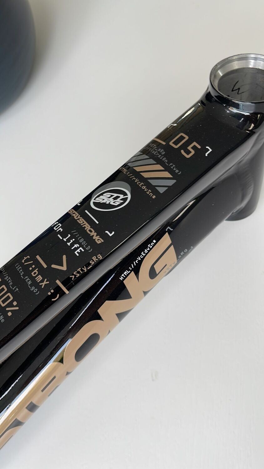 Stay Strong V5 For Life frame BLACK/TAN 2024