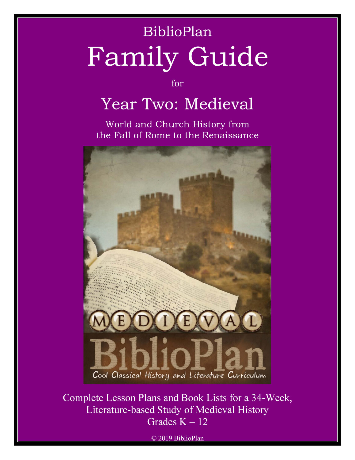 Medieval Family Guide Hardcopy – BiblioPlan Store – BiblioPlan