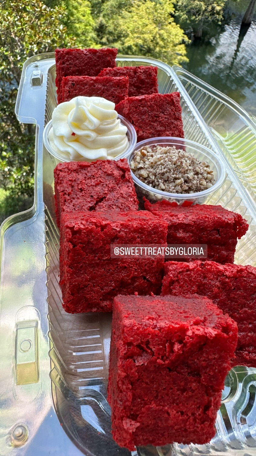 Red velvet brownie bites recipe