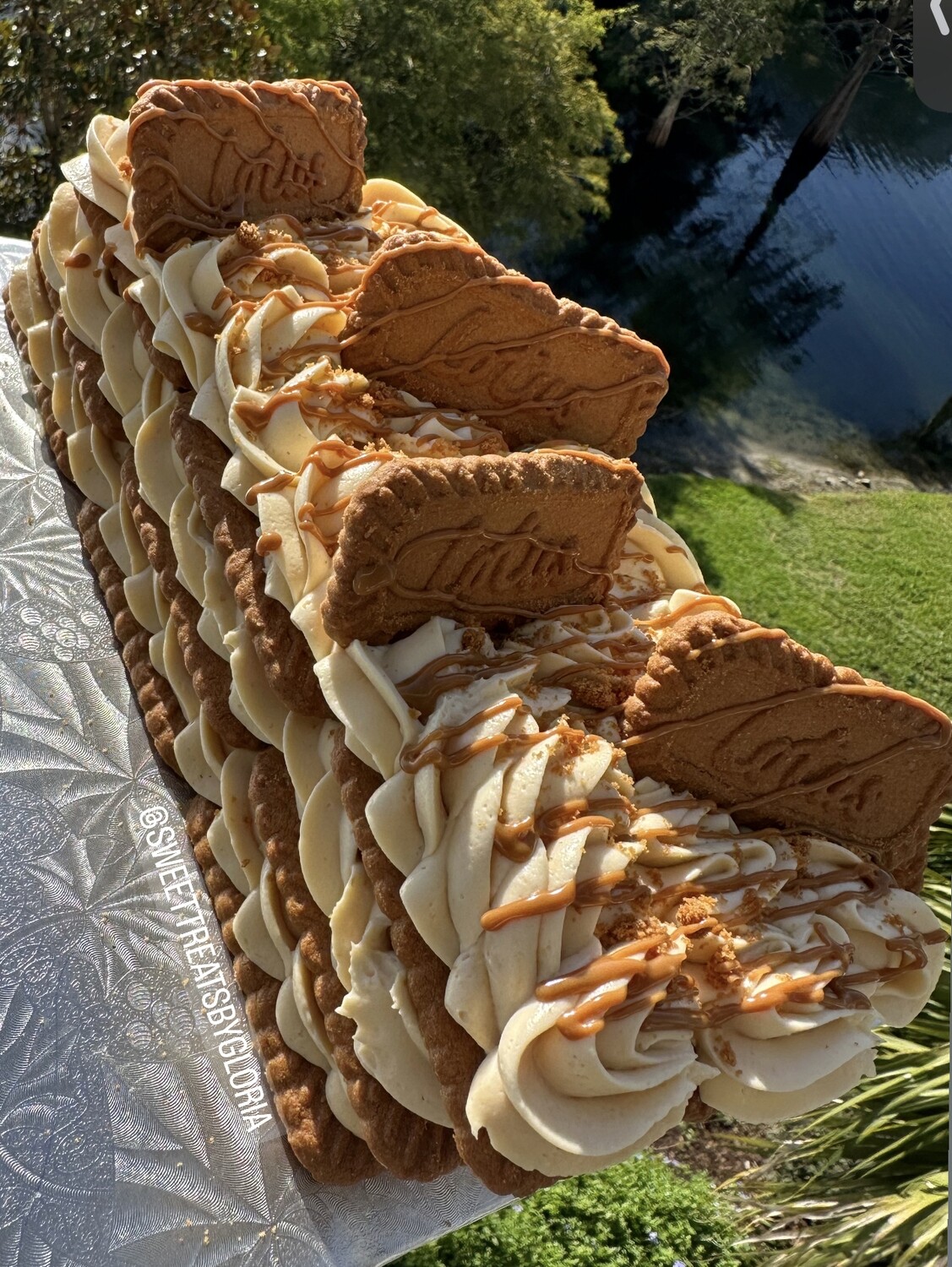 Cookie Butter Cheesecake Stack Cake Recipe