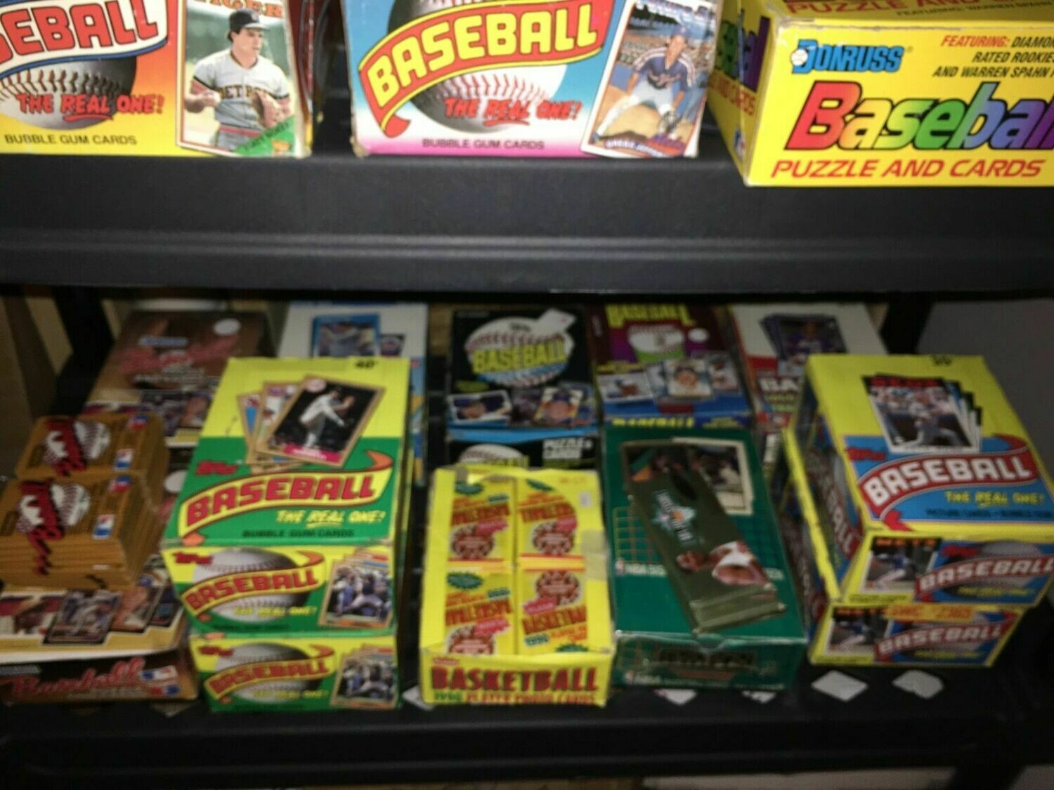 100 Card Vintage Variety Lot of 7 Sealed Unopened Baseball Packs Years ...