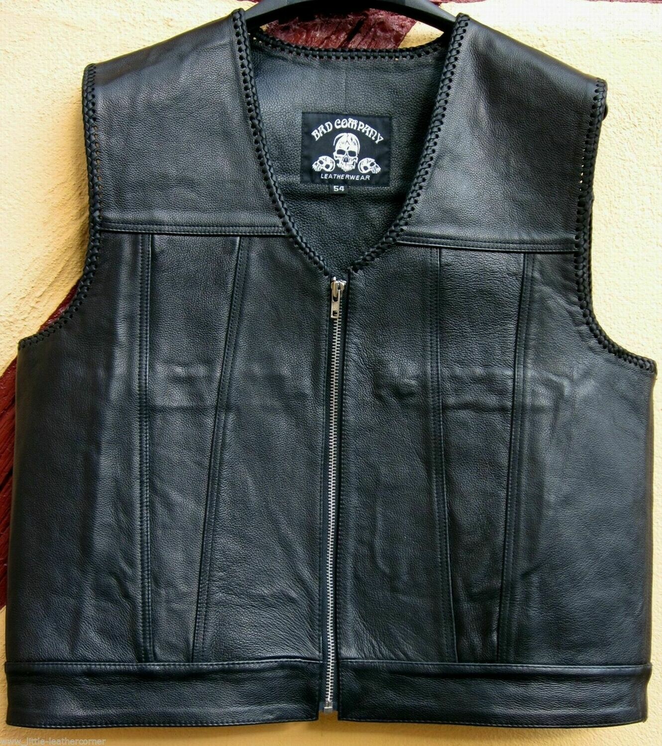 Lederweste "TOM" Cha Cha,Bad Company Leatherwaer Glatt Leder Weste Club ...