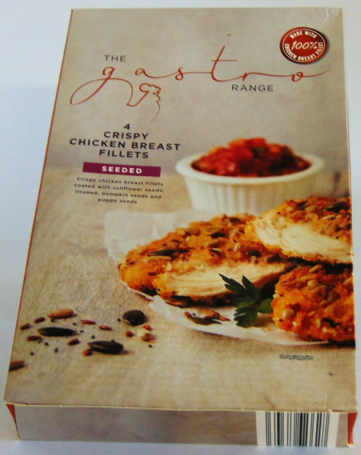 Aldi The Gastro Range 4 Crispy Chicken Breast Fillets Seeded