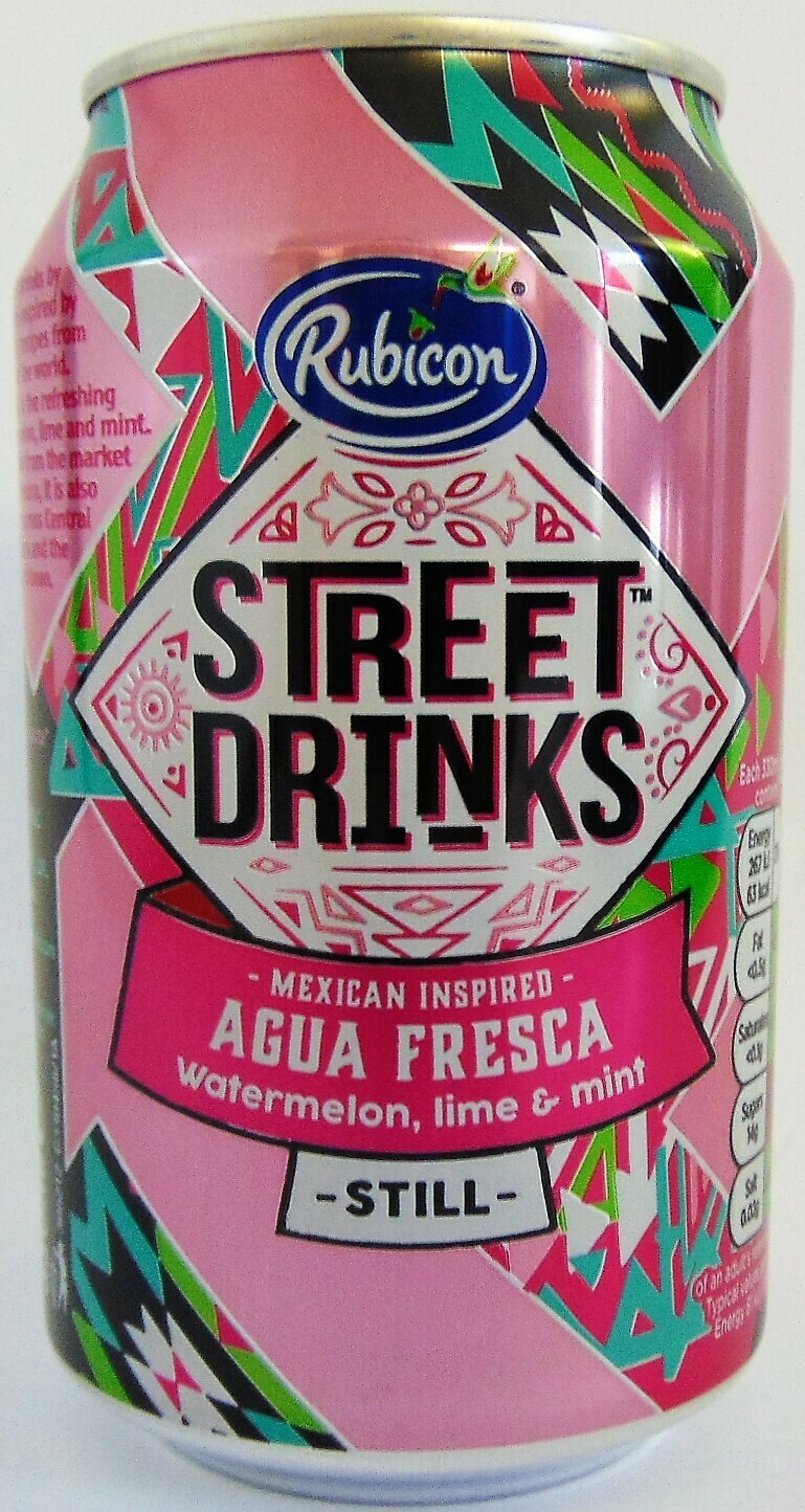Rubicon Street Drinks Agua Fresca Still Juice