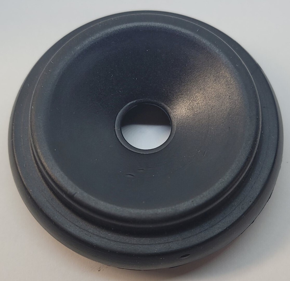 Black Hard Rubber Wall Phone RECEIVER CAP oak wall Kellogg western ...