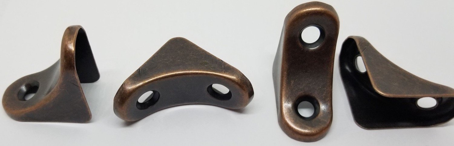 Variety Count CURVED 22 Gauge Steel Corner Brace Brackets Antique ...