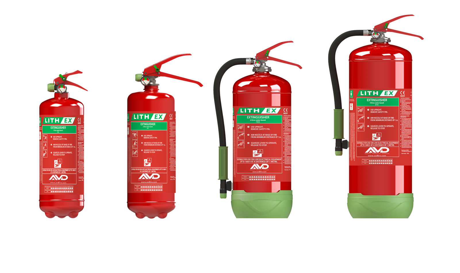 Lith-Ex AVD Brandblussers | Store - Distributeur Lith-Ex AVD Brandblussers