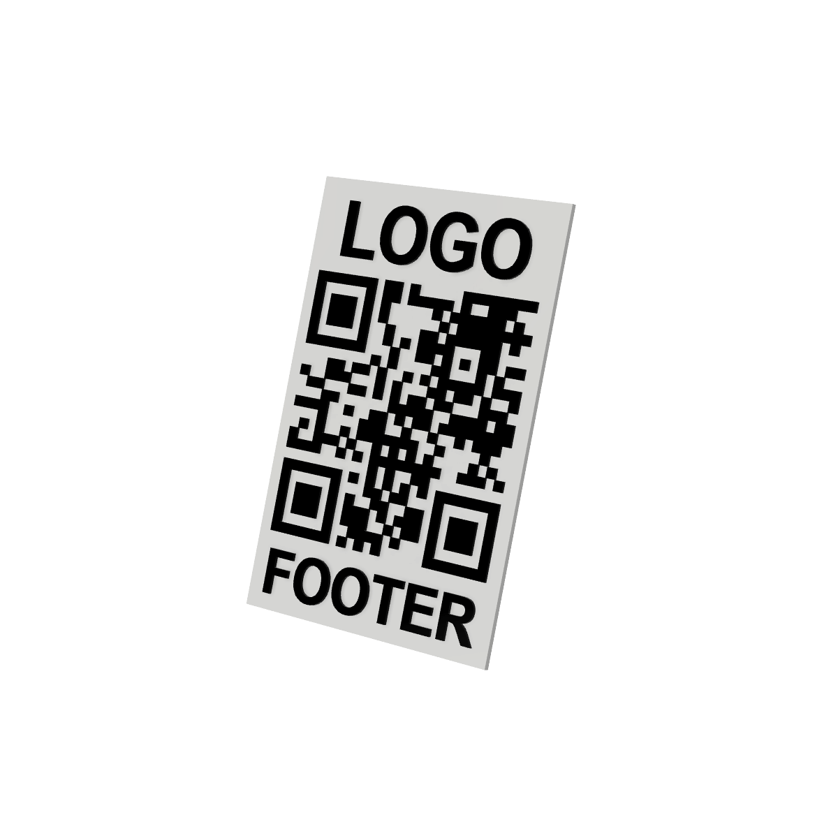 Large QR code B&W [Personalized]