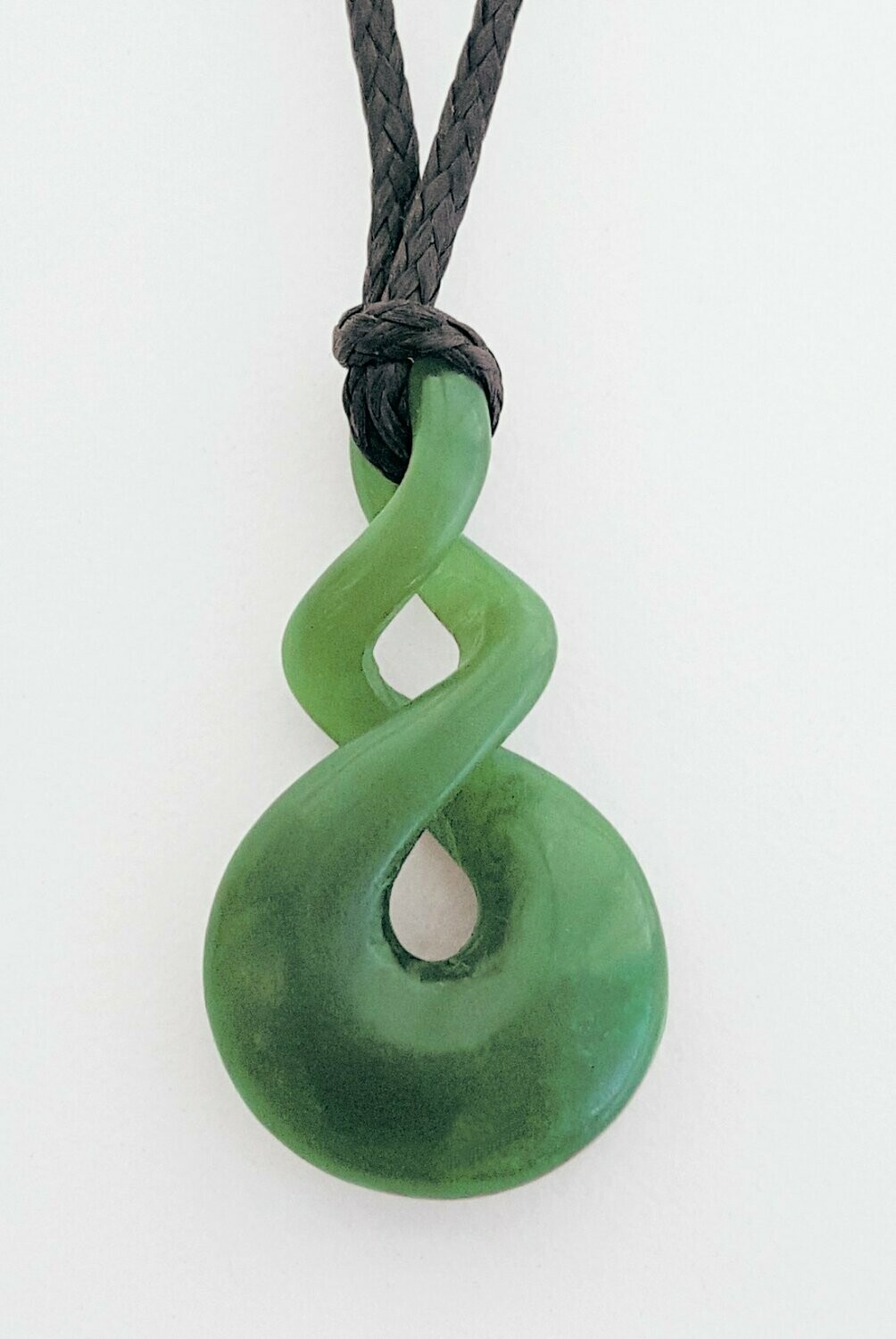 Greenstone Double Twist genuine NZ Greenstone