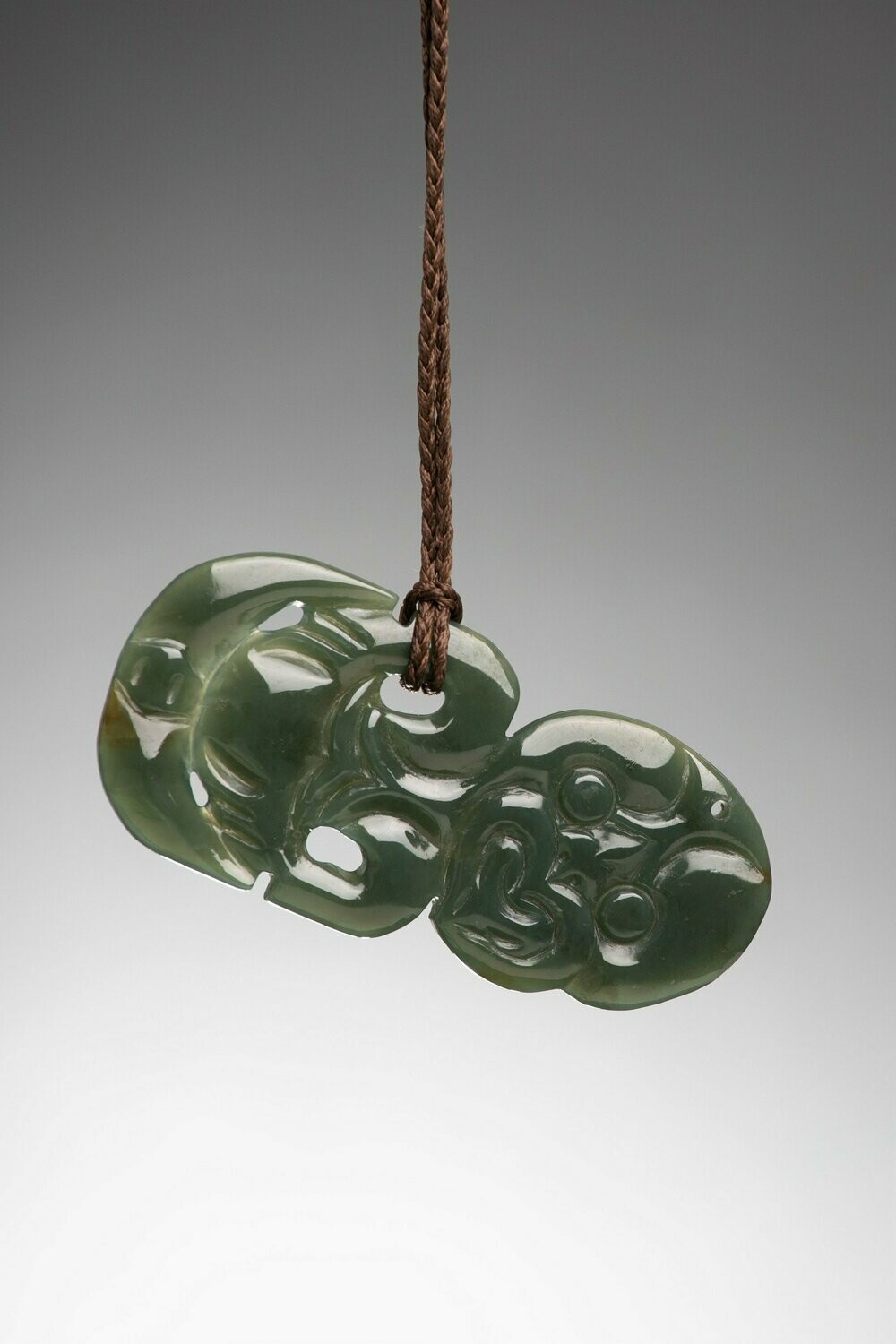 Greenstone Tiki Genuine NZ Inanga Stone - Tuatapere