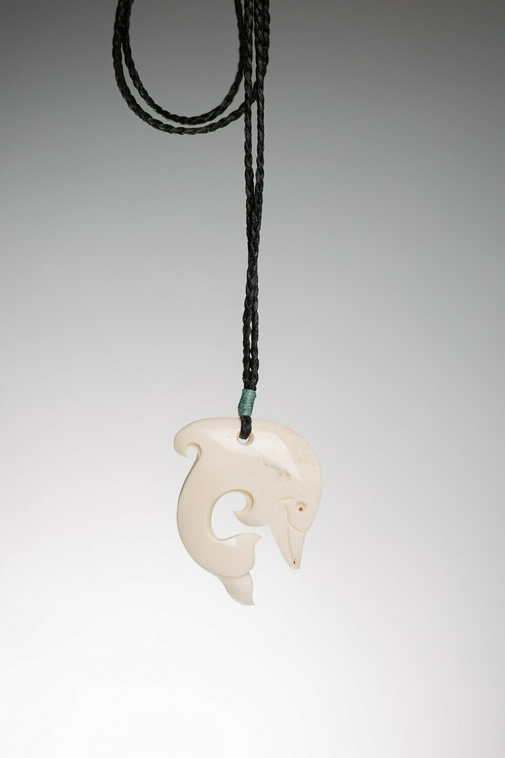 Moko Pounamu, Bone Carving Dolphin