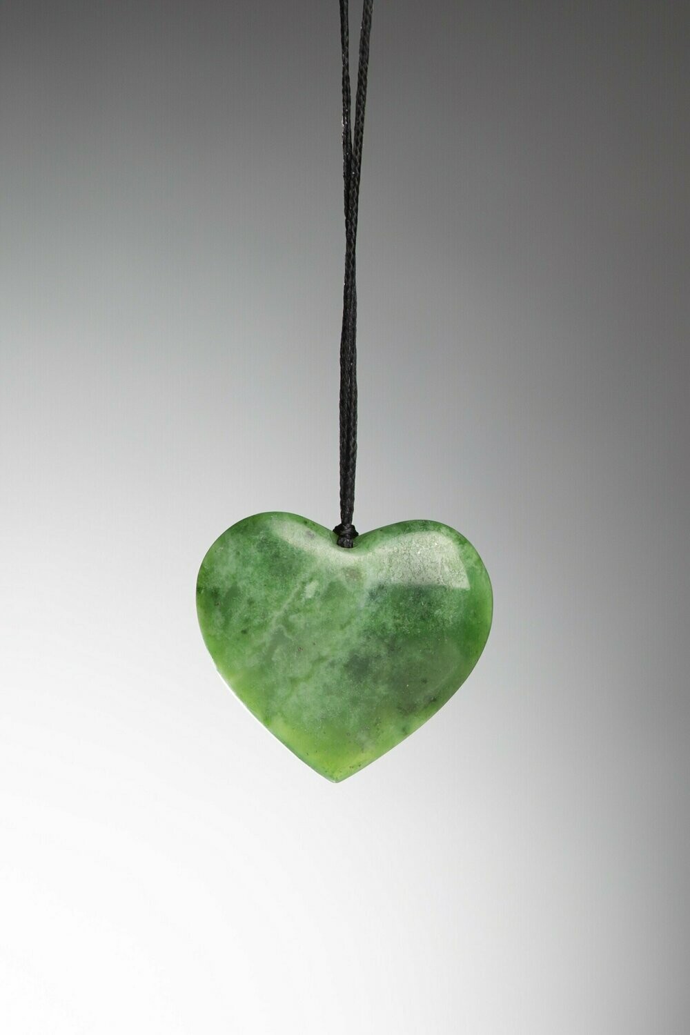 Greenstone Heart Pendant NZ Genuine Kahurangi Stone - Irimahuwhero